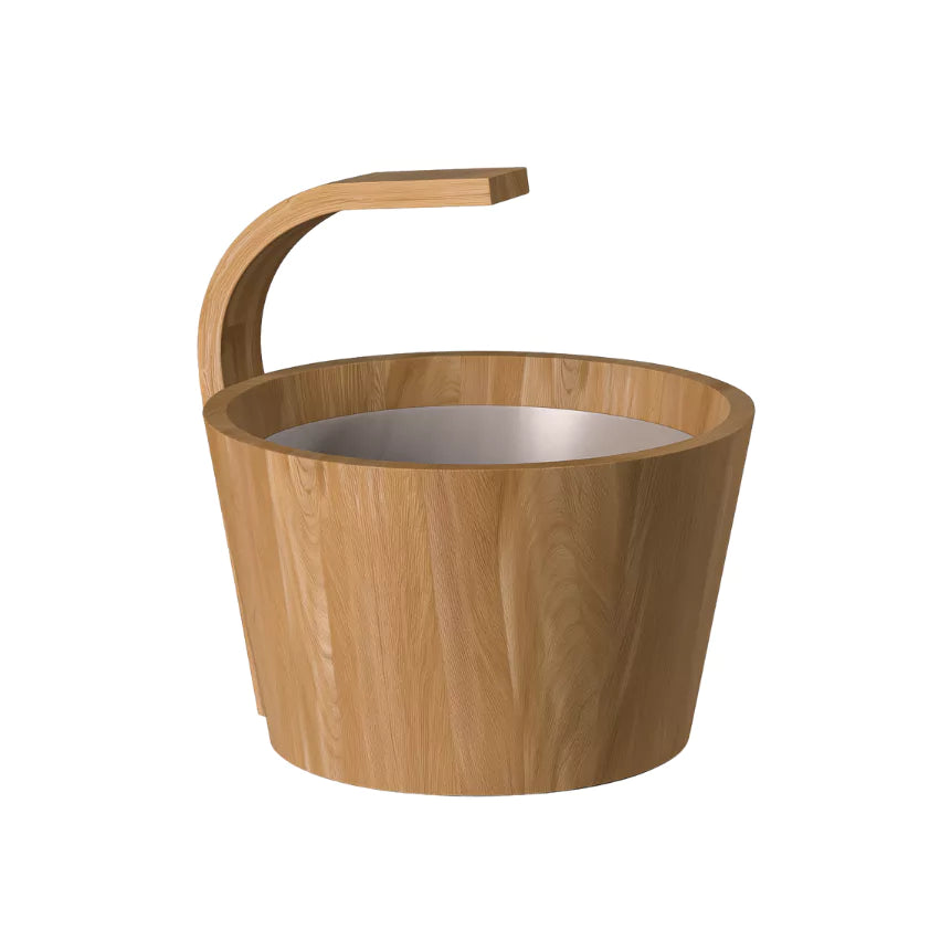 1 Gallon Cedar Bucket with Plastic Liner | SaunaPlace – The Sauna Place