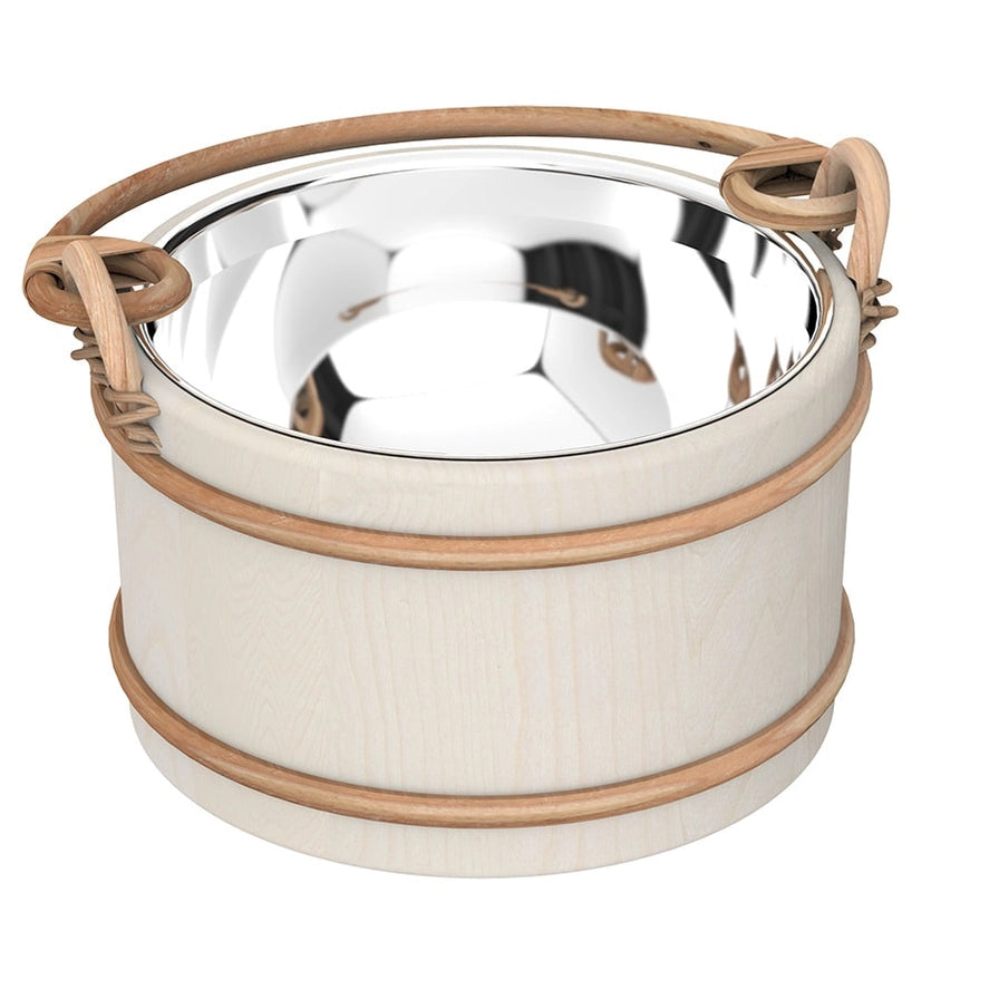 1.32 Gallon Aspen Sauna Bucket with Stainless Steel Liner | The Sauna Place