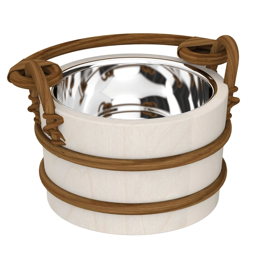 Aspen Sauna Bucket with Stainless Steel Lining – 2L | The Sauna Place