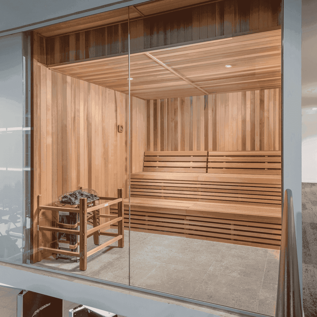 Custom Indoor Cedro Sauna™ The Hamptons 3’x4’ cut to your precise ...