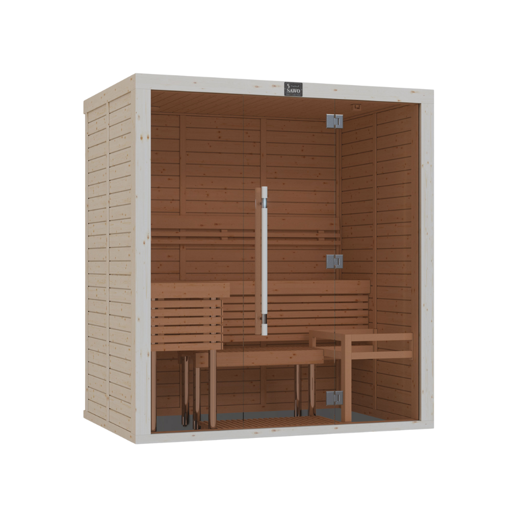 Lux Glass 3 People Sauna | Heritage – The Sauna Place