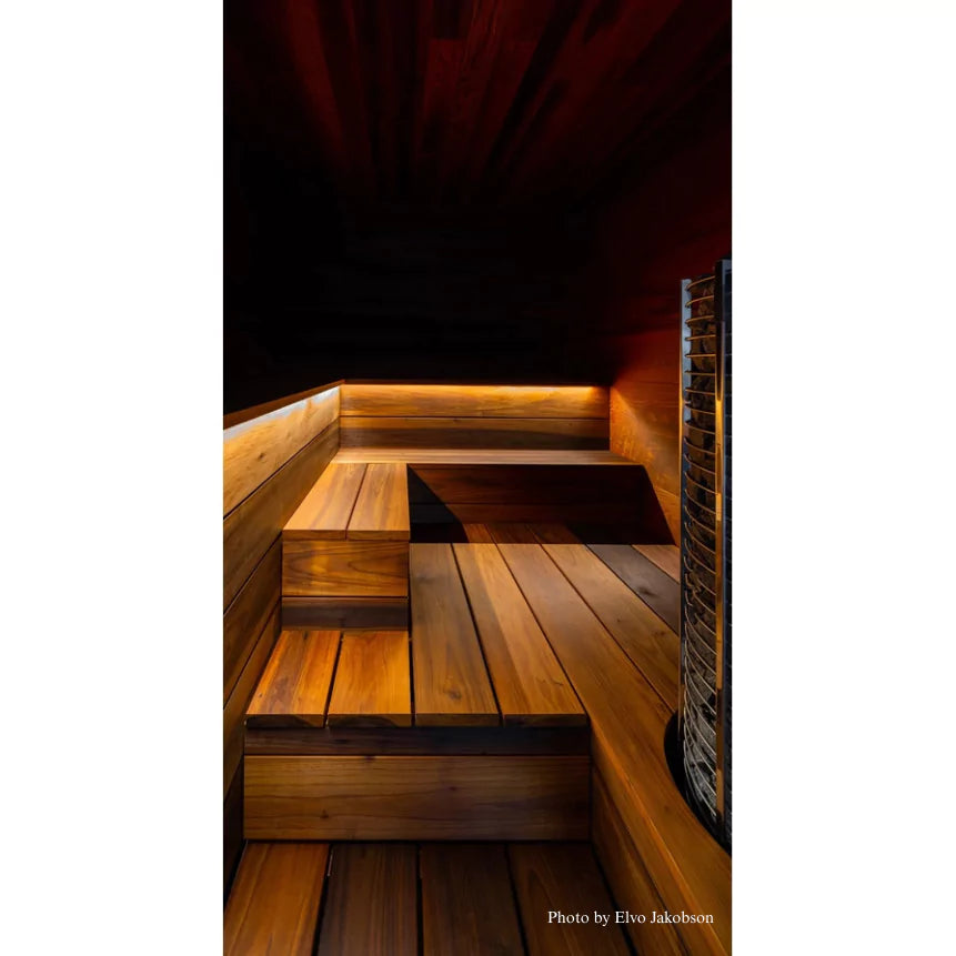 Custom Indoor Cedro Sauna™ The Smokies 6’x7’ cut to your precise ...