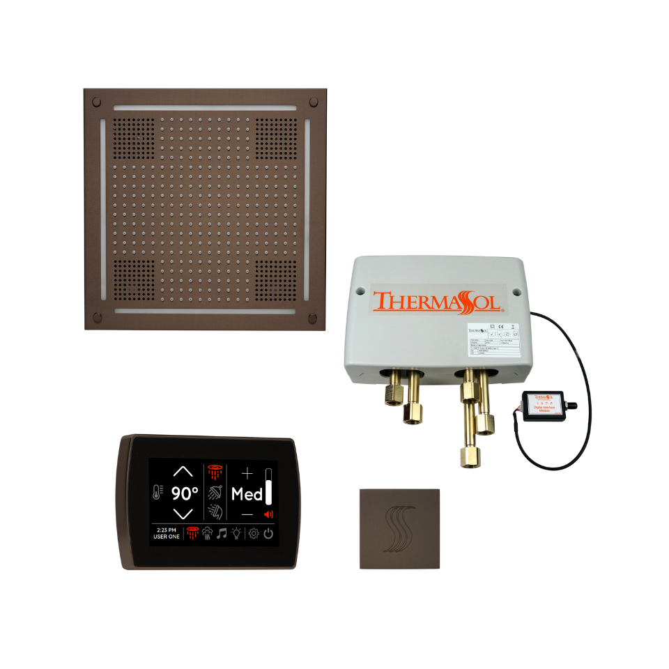 ThermaSol Total Wellness Package - HydroVive 14 Rainhead + SignaTouch ...