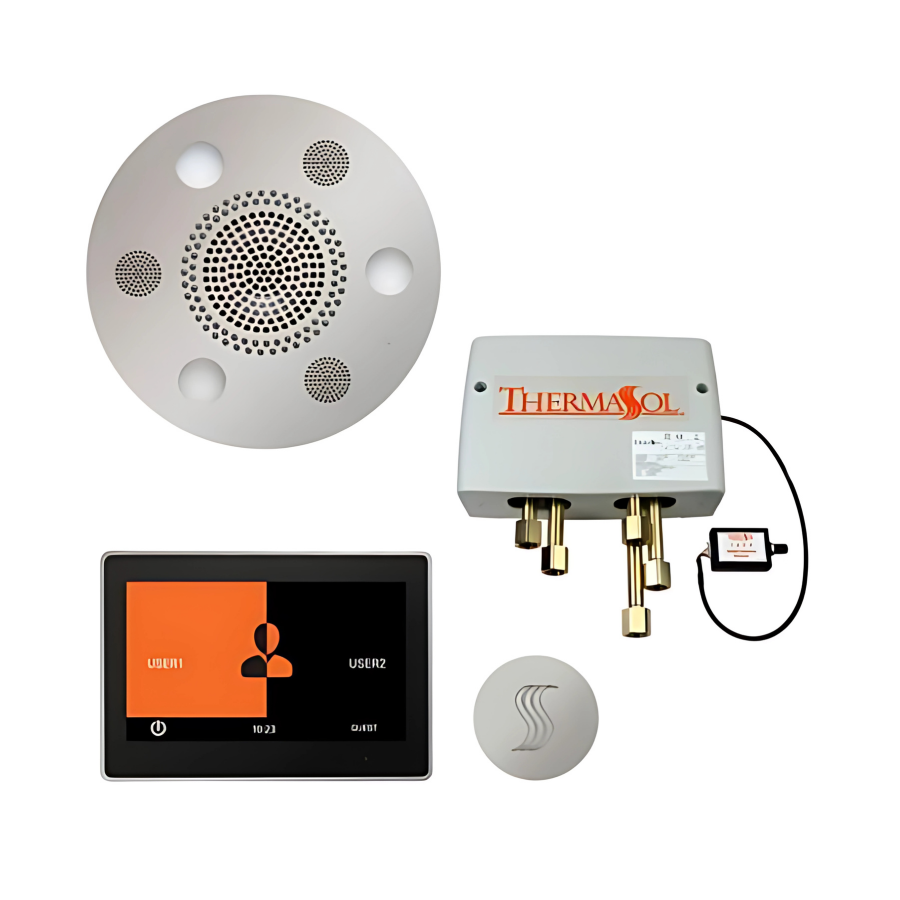 ThermaSol Total Wellness Package - Serenity Advanced Rainhead (Round ...
