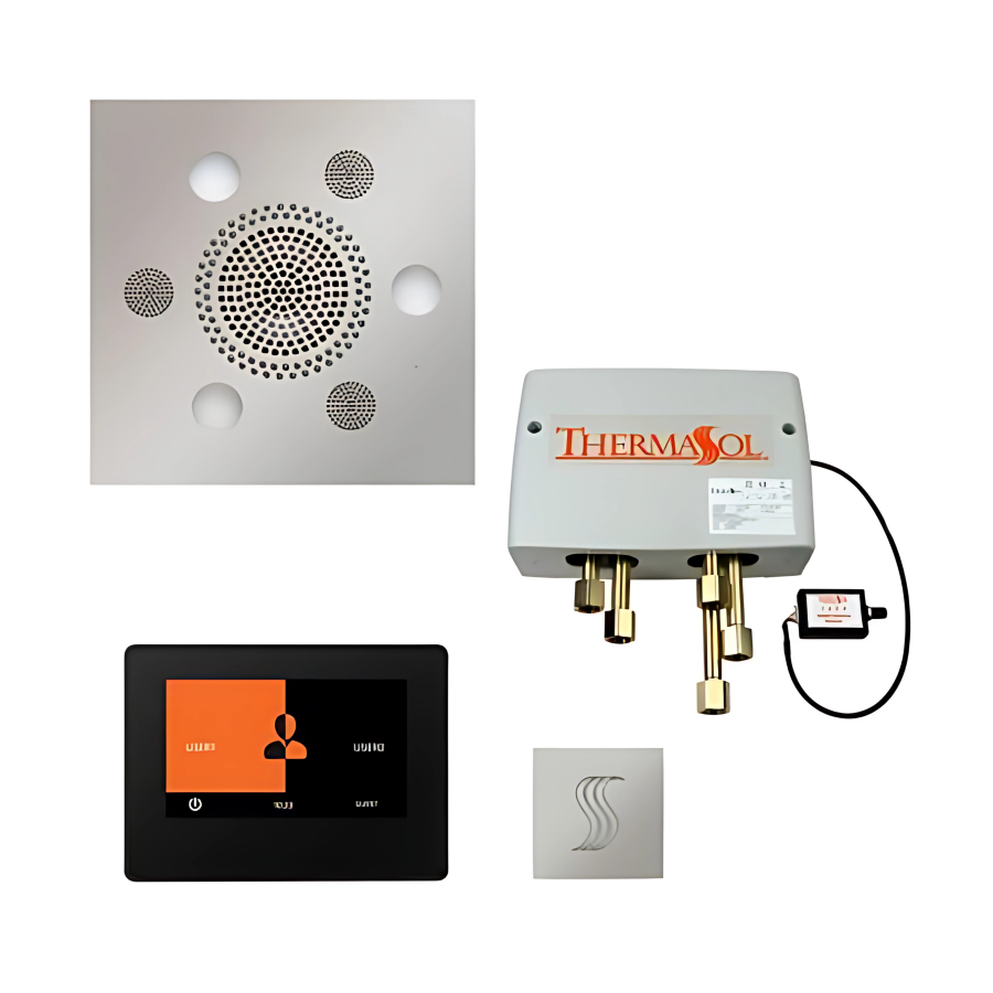 ThermaSol Total Wellness Package - Serenity Advanced Rainhead (Square ...