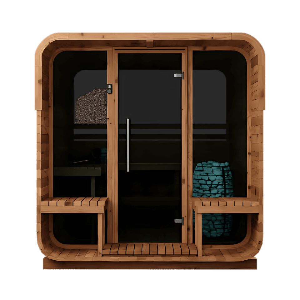 Thermory Large Square Sauna No. 40 (With Wide Back Window) – The Sauna ...