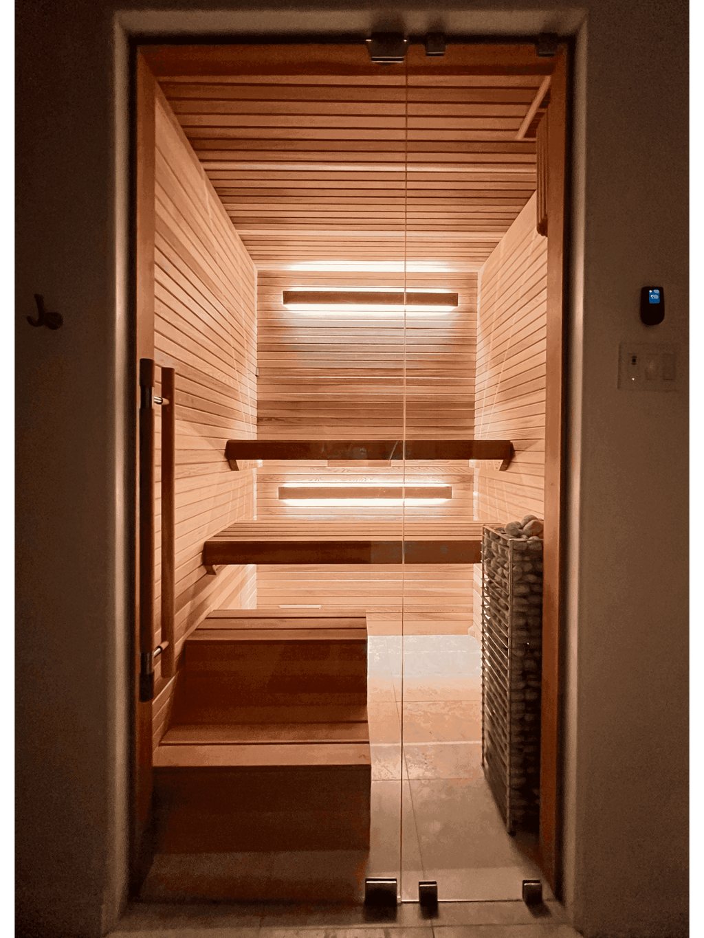 Custom Indoor Cedro Sauna™ Maui 8’x12’ cut to your precise dimensions ...