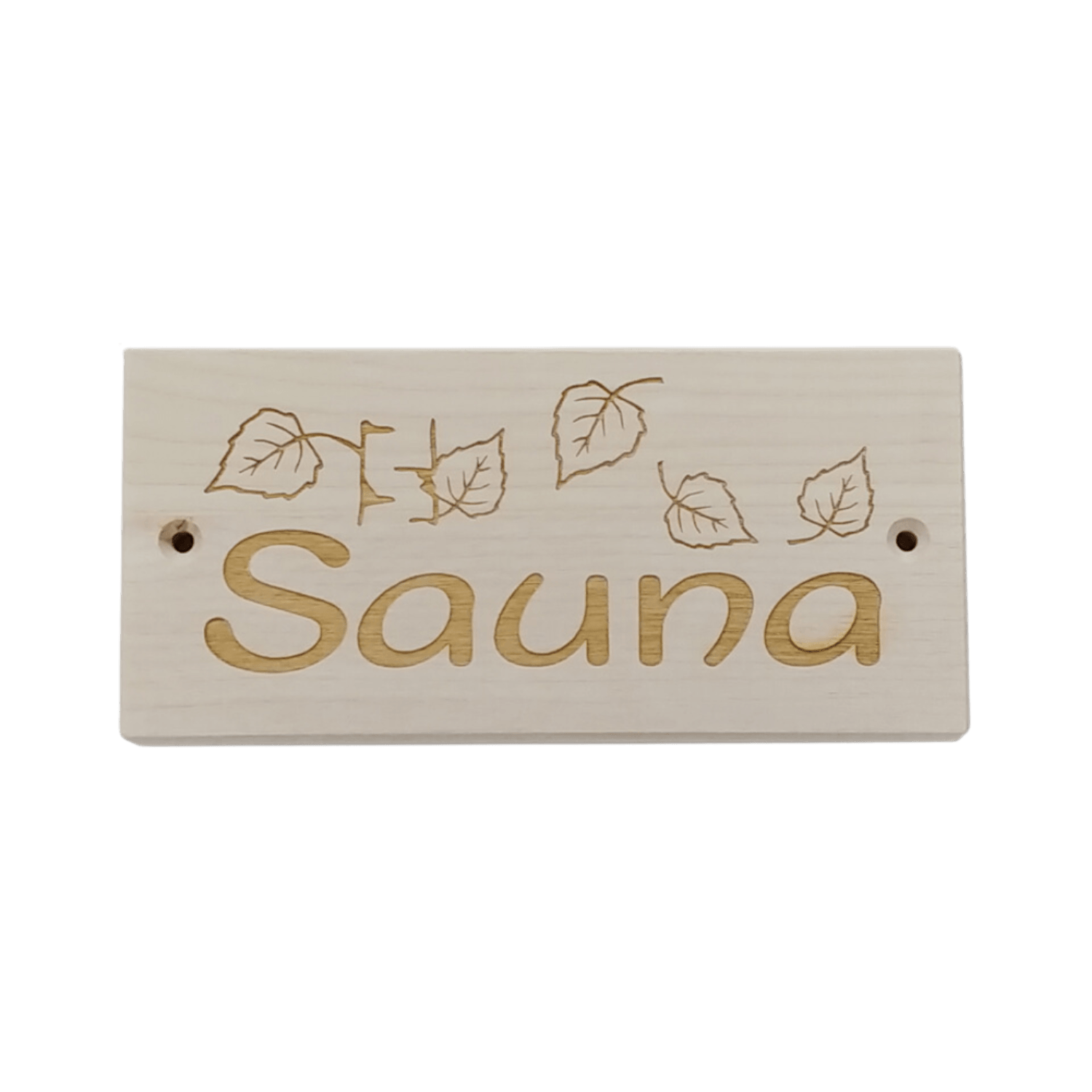 Wood Sauna Sign With Birch Leaf Design 2 3 4 X 5 3 4 The Sauna Place Wood Sauna Sign With Birch Leaf Design 2 3 4 X 5 3 4 The Sauna Place