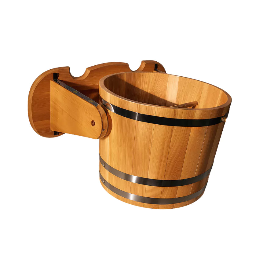Heritage Waterfall Bucket 5.3 Gallon - Oak – The Sauna Place