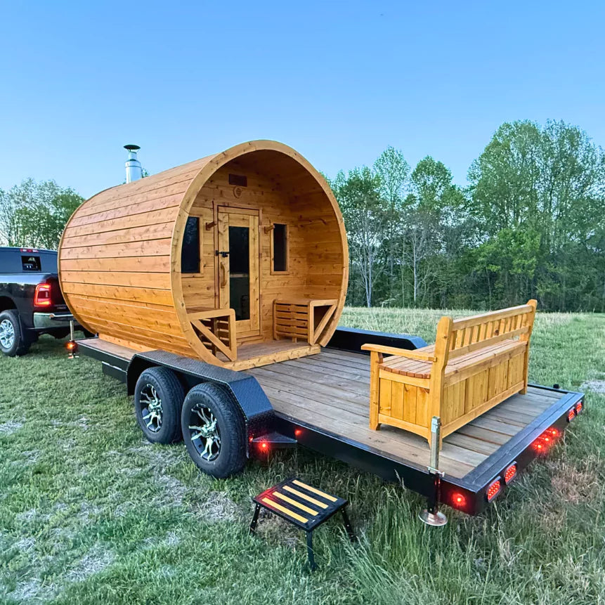 Mobile Sauna Trailer 8-Person | Heritage Sauna® – The Sauna Place