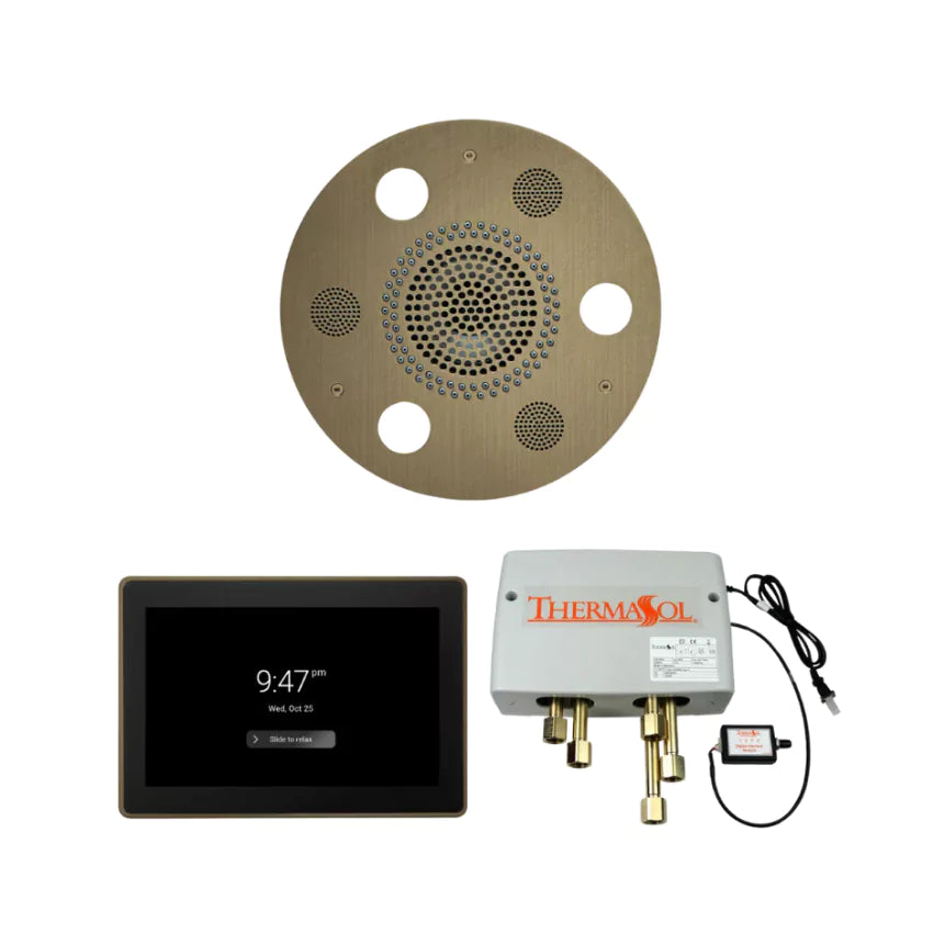 ThermaSol Wellness Shower Package - Serenity Advanced Rainhead (Round ...